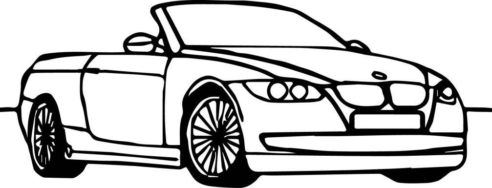 Bmw Araba Boyama Sayfası - Sayfa Boyama