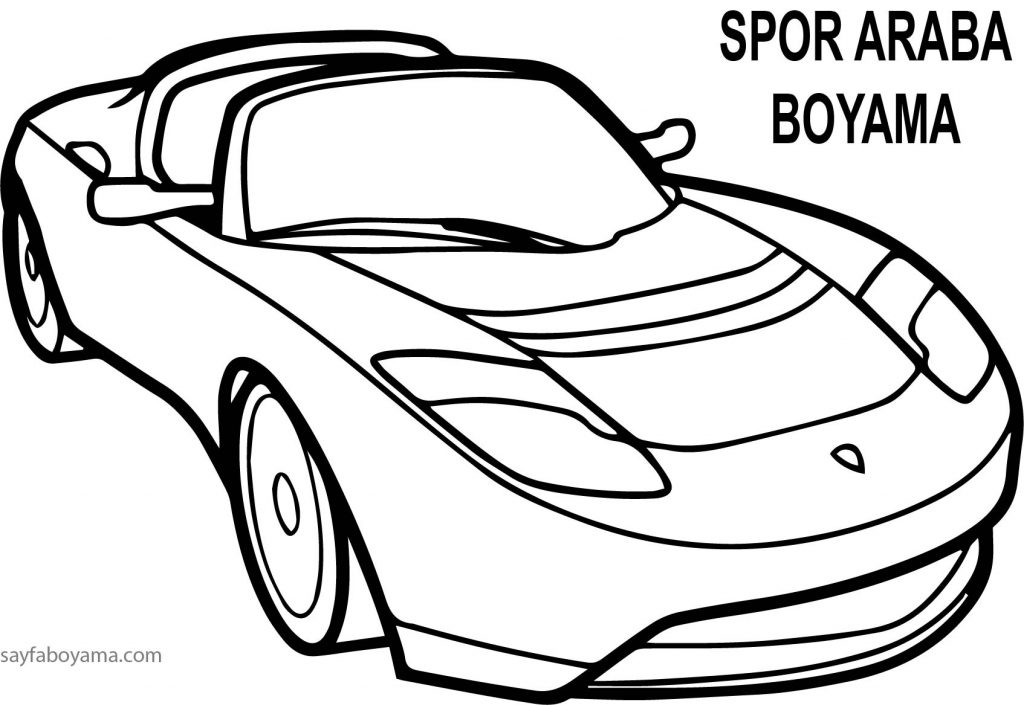 Spor Araba Boyama Sayfaları arşivleri - Sayfa Boyama